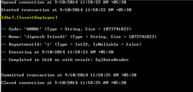 Code-First Stored Procedure Entity Framework 6.0